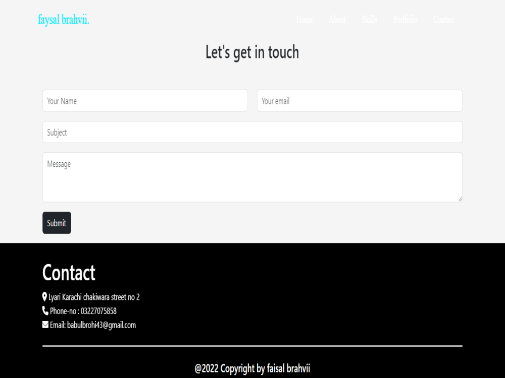 Personal portfolio website with html css | Upwork