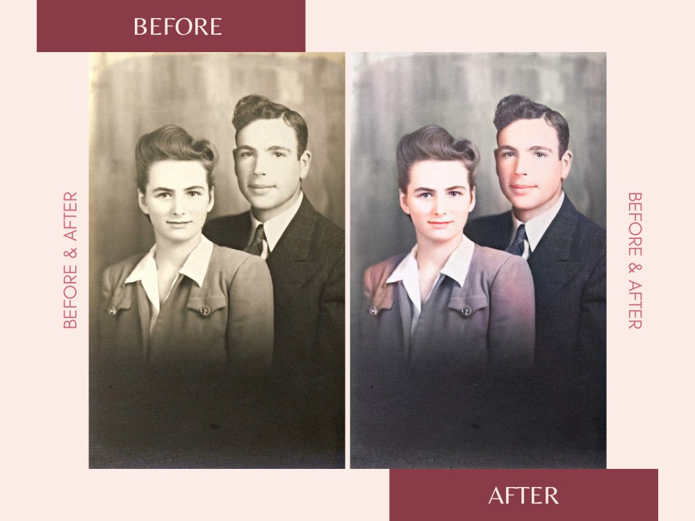 A colorized photo | update those old photos and bring life to them ...