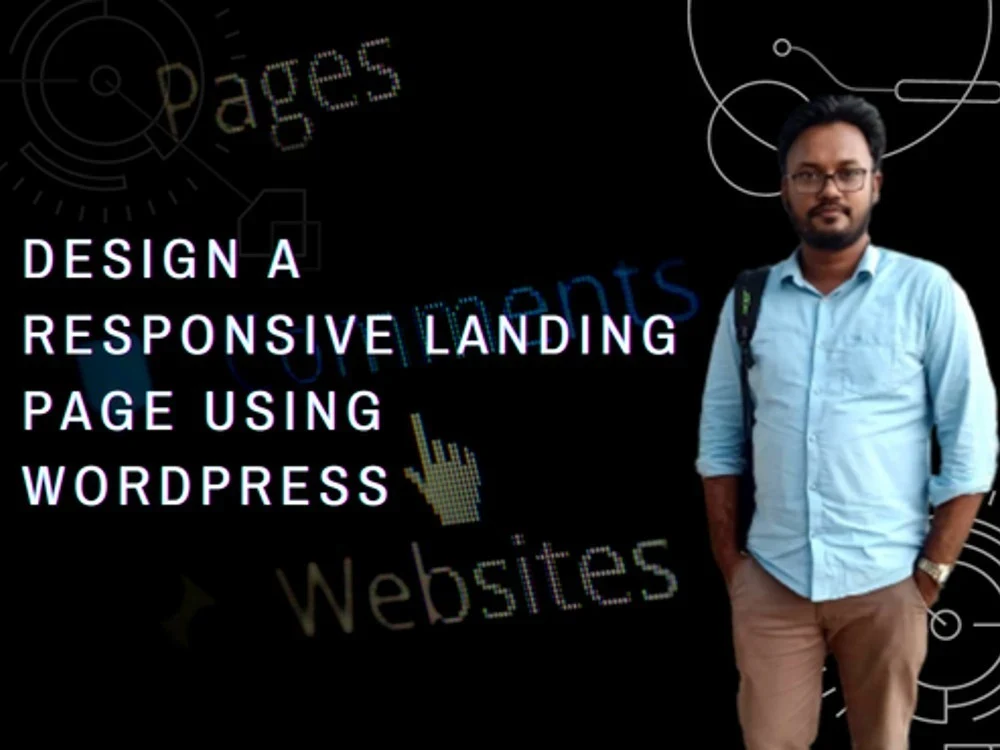A responsive landing page using WordPress | Upwork