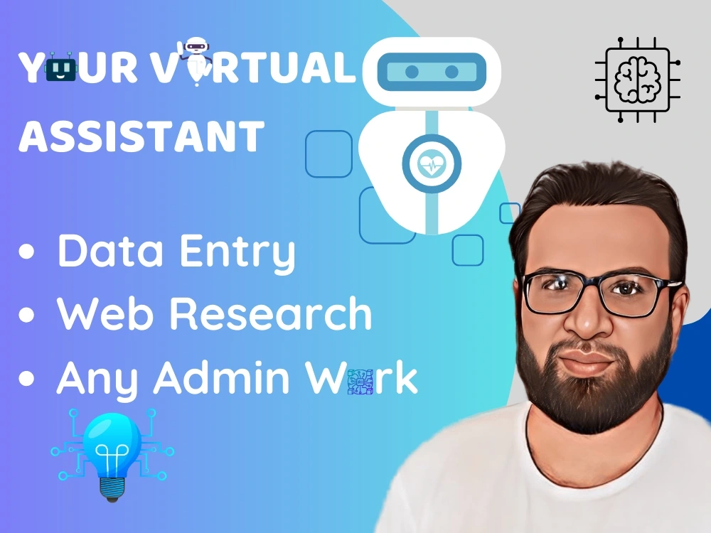 Your Virtual Assistant for web research, data entry, etc.. | Upwork