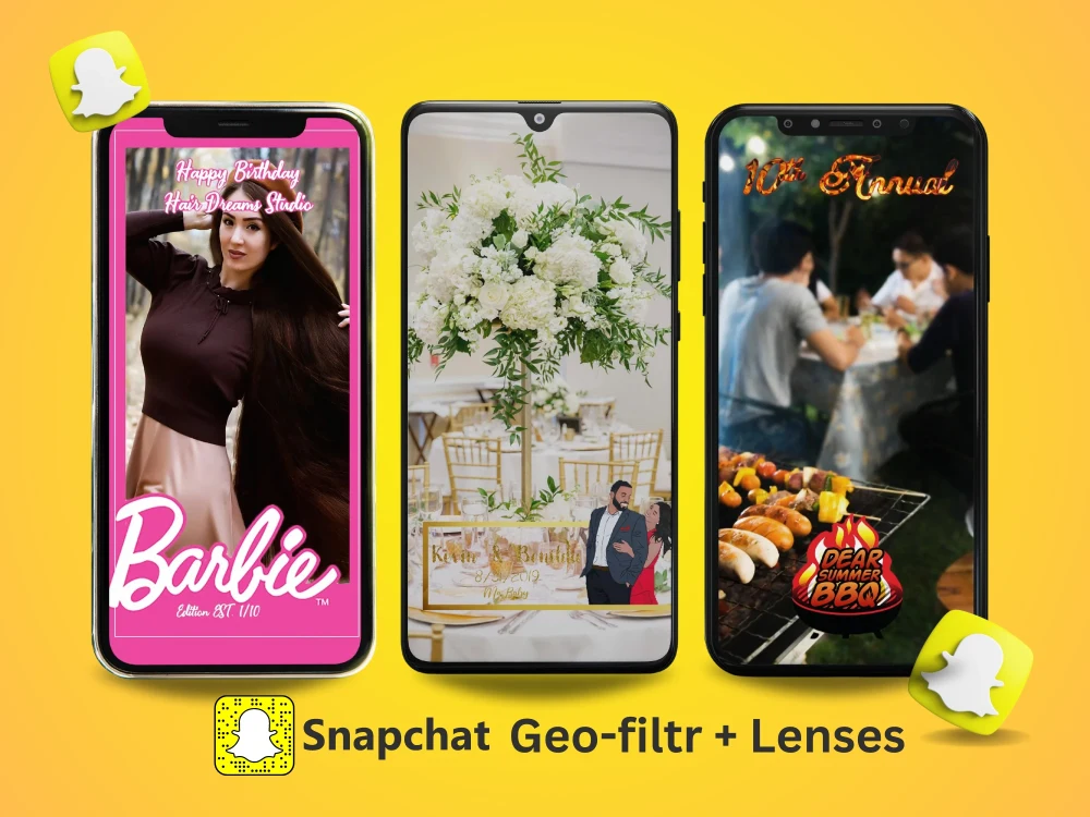 Custom Snapchat geofilter lenses filter design | Upwork