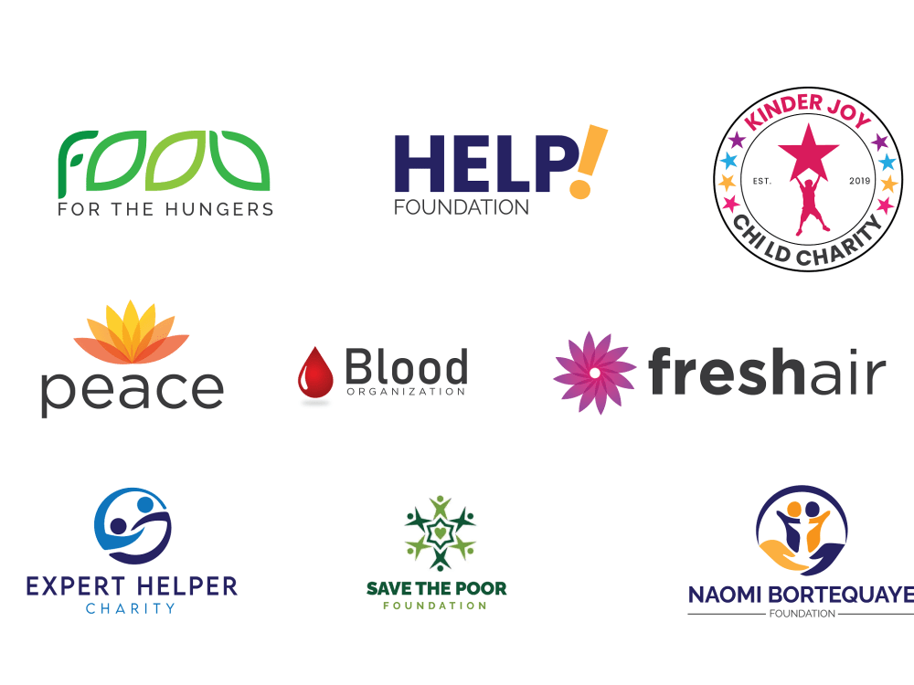 A professional nonprofit charity organization logo | Upwork