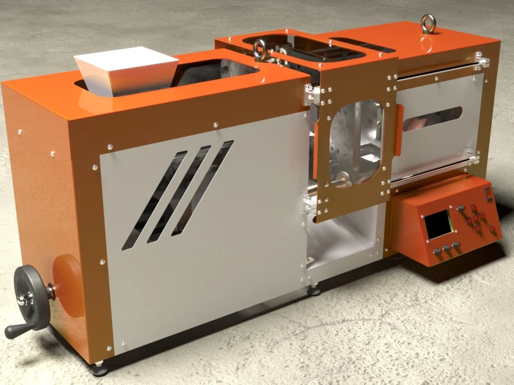 Mini injection molding machine for automatic molding of plastic parts ...