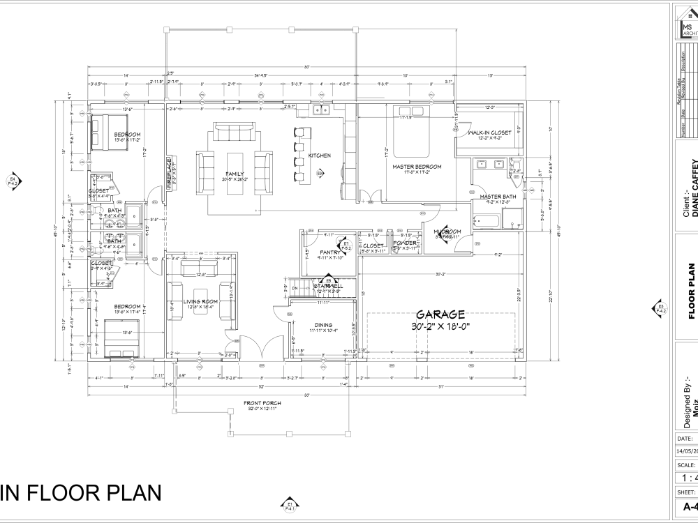 Architect, draftsman for house plans, 2d floor plan blueprints | Upwork