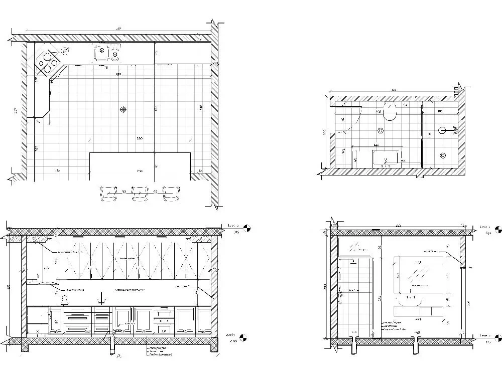 Full set of Architectural drawings (Floor plan, section, elevation ...