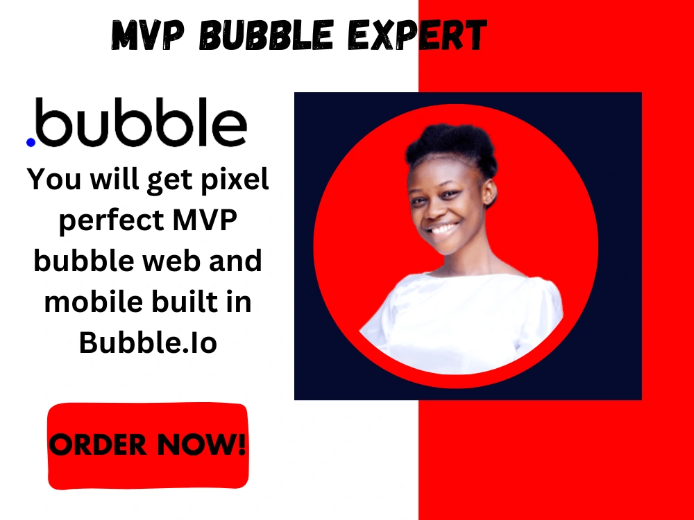Get pixel perfect MVP bubble Web and Mobile App built in Bubble.io | Upwork
