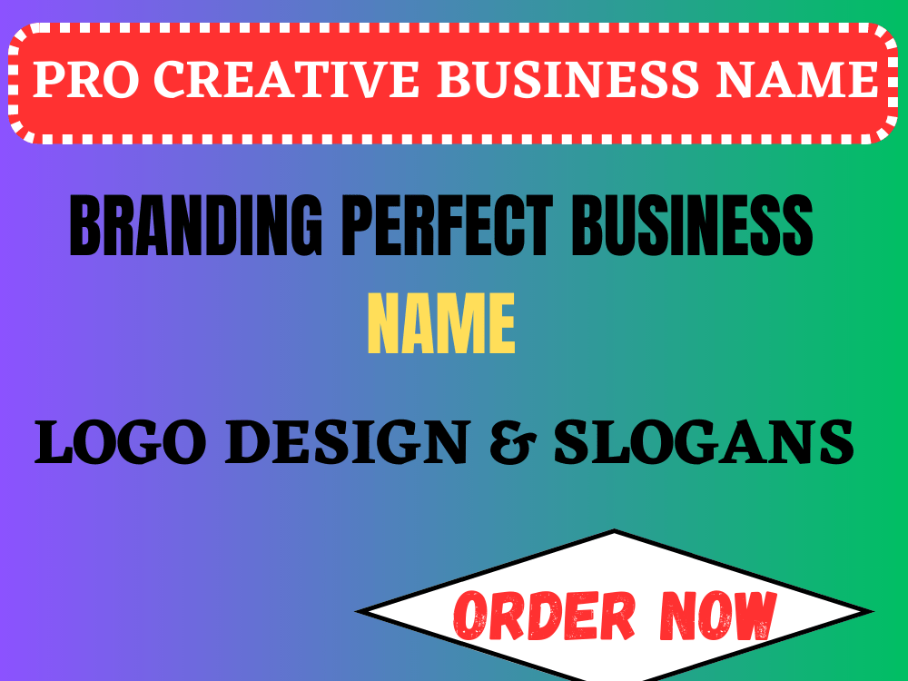 A business name, product name, domain name slogan brand name for ...
