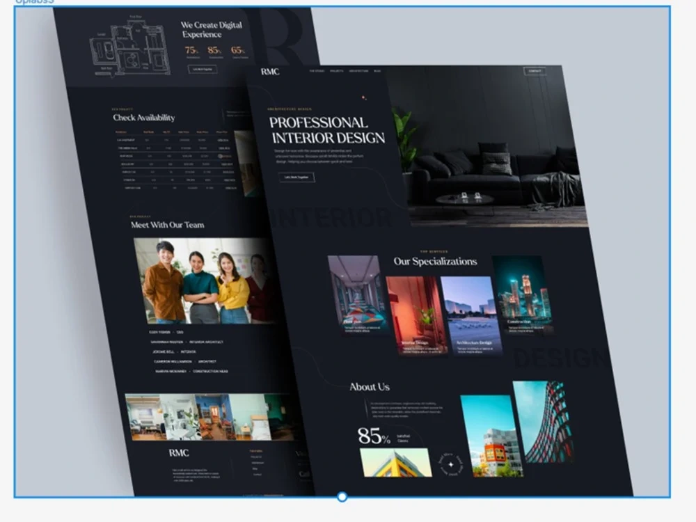 Ready figma website design, according to your requirements | Upwork