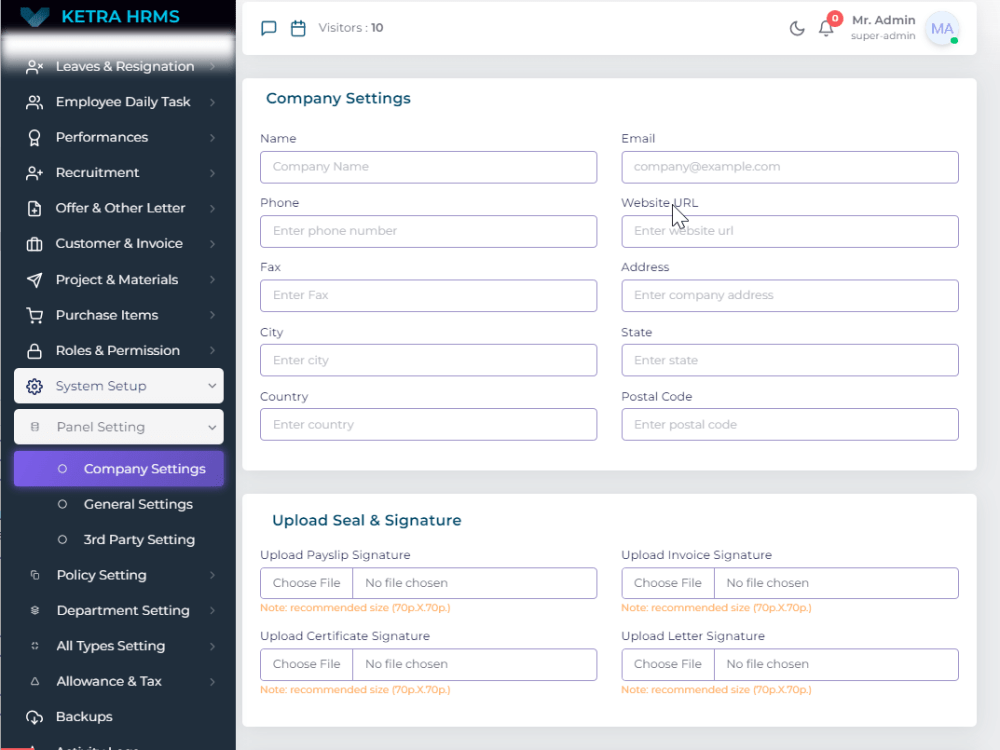 Complete HRMS SaaS Web App – Payroll, Leave, Attendance in Laravel | Upwork