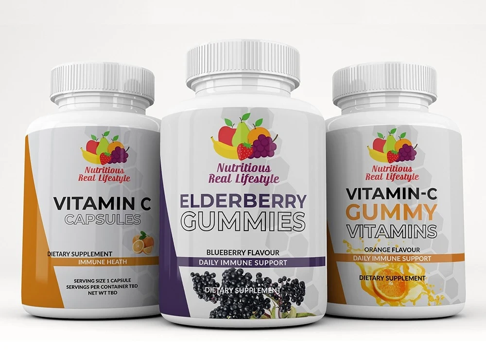 Premium and attractive supplement label design, Product label Packaging ...