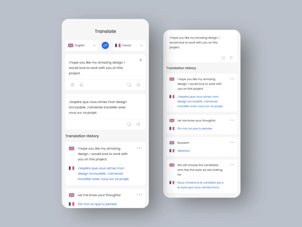 High quality mobile app UI | Upwork