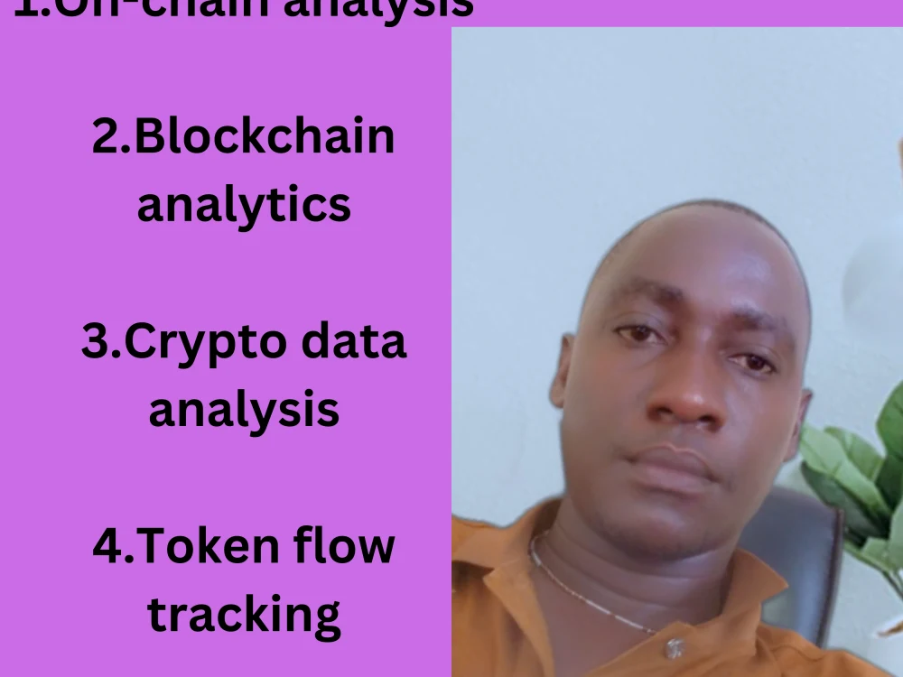 On-chain analysis for any blockchain/crypto project | Upwork