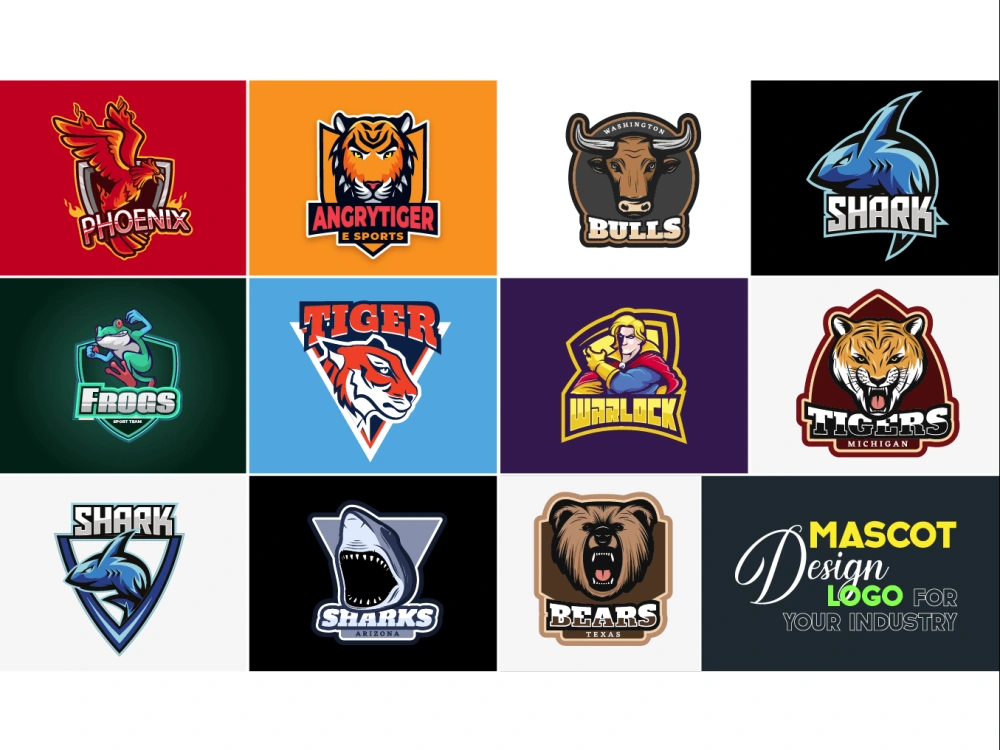 Unique logo design or lettermark, monogram, brand identity with ...