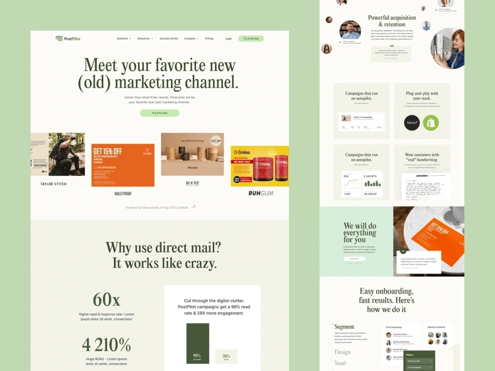 An amazing Figma landing page design UI UX | Upwork