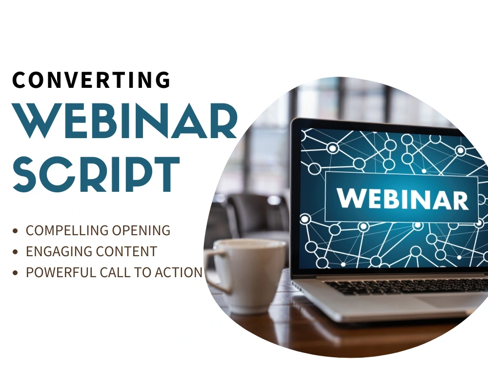 Webinar script, webinar funnel, script, presentation | Upwork