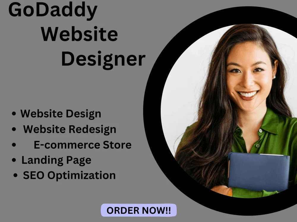 Professionally designed Godaddy website | Upwork