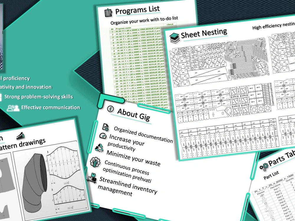2D part nesting for sheet materials dxf files for laser/plasma CNC ...