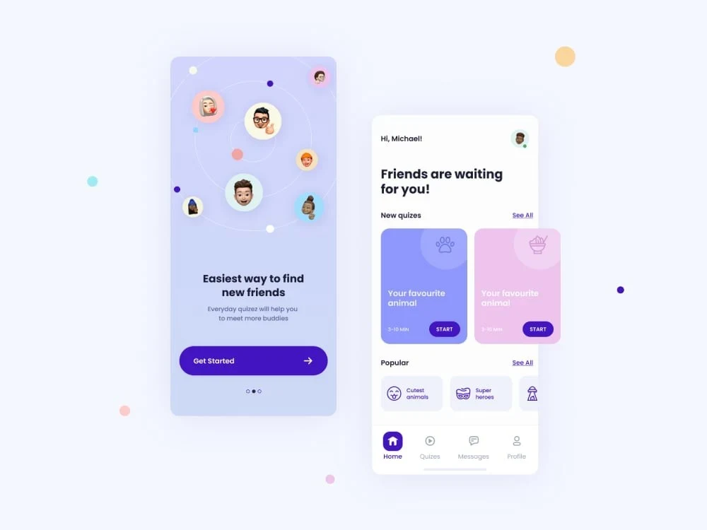 A custom Mobile App UI design concept for your Brand | Upwork