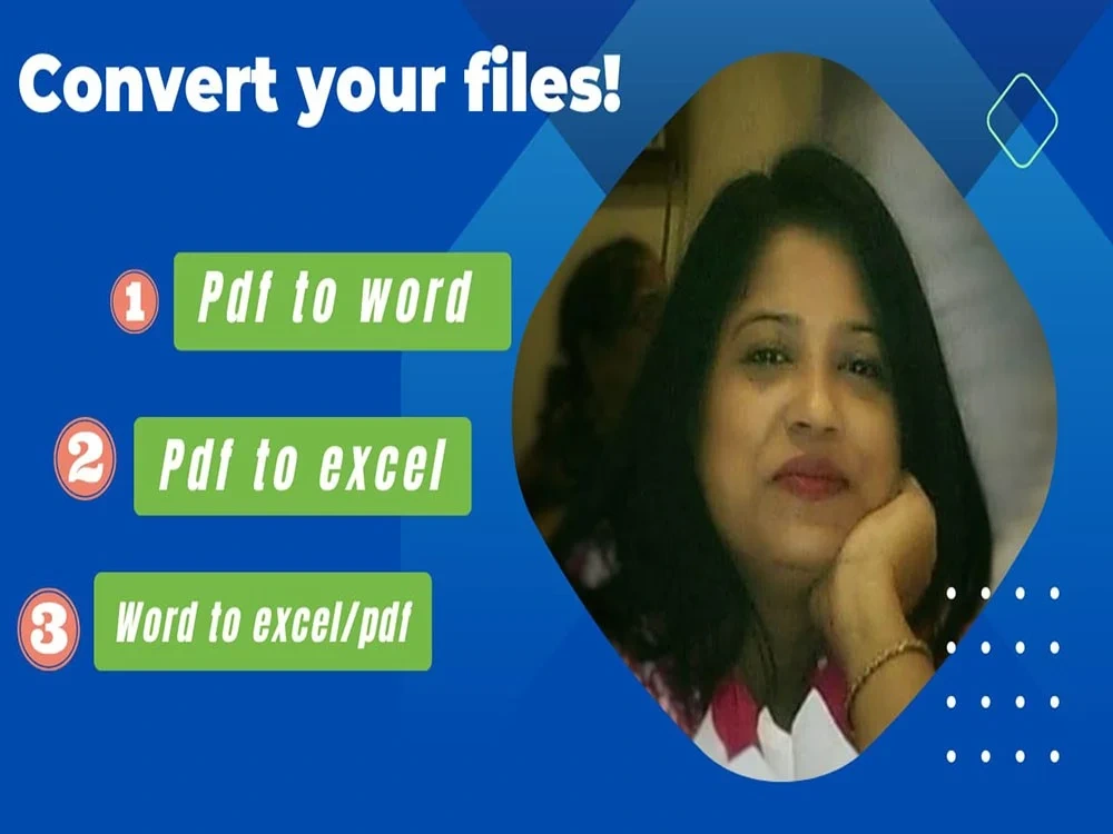 Your files converted into Pdf, Word to Pdf, Word to Excel and Pdf to ...