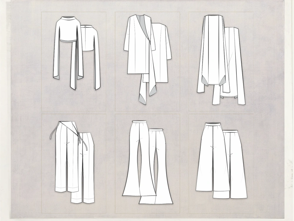 Detailed and beautifully rendered technical flats | Upwork