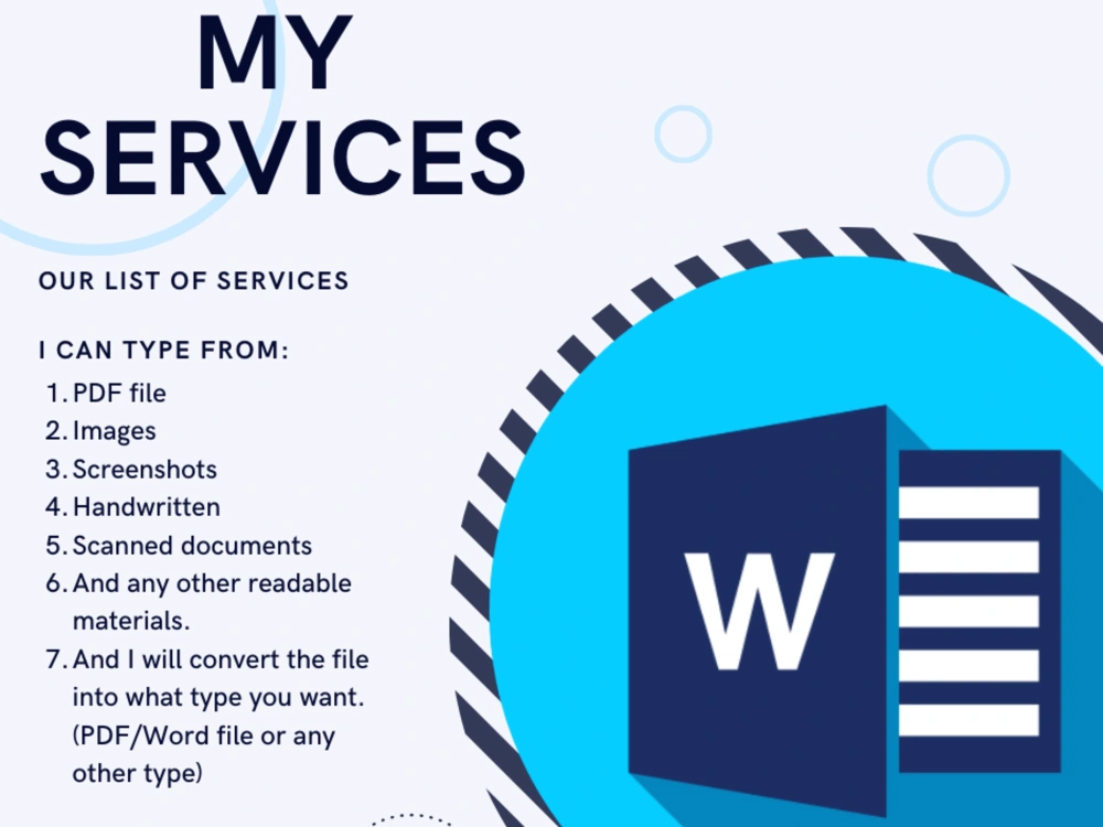 All type of data entry and typing | Upwork