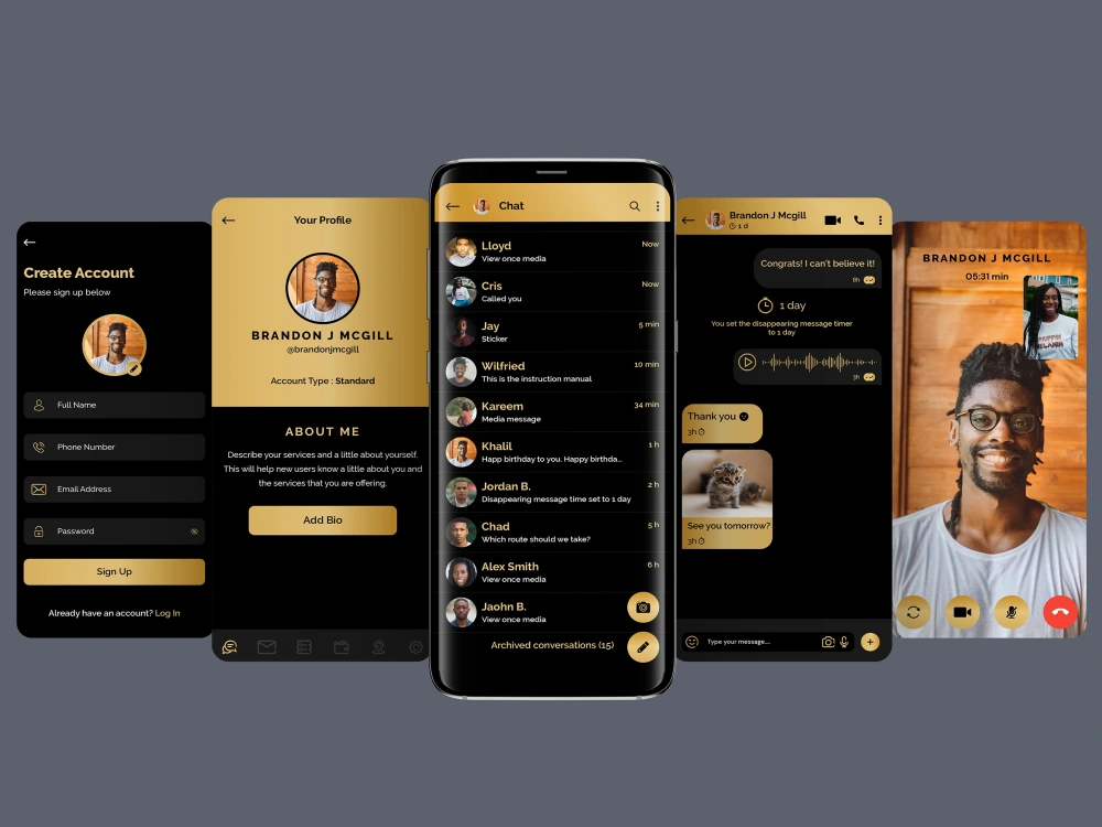 Amazing Logo & UI Design for mobile app | Upwork