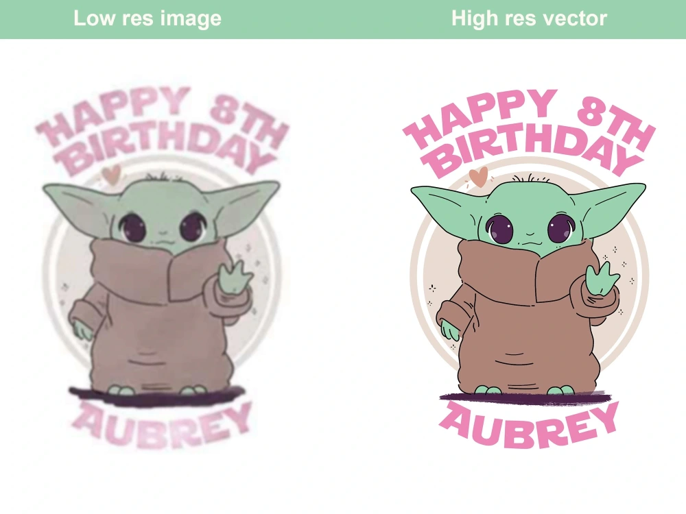 High-quality ai, eps, svg, Vector files from any image, logos, and scan ...