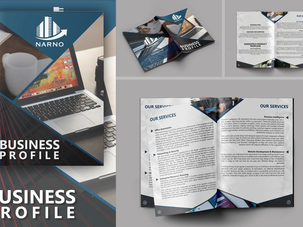 An elegant brochure design | Upwork