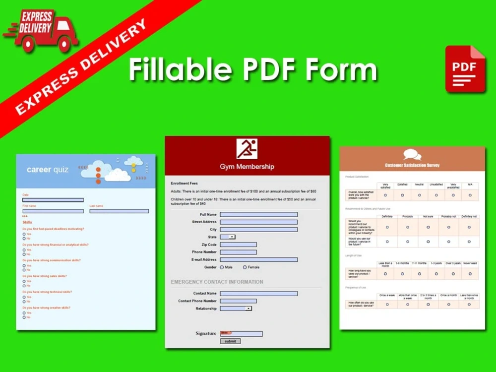 Get Professional Fillable PDF Form Now | Upwork