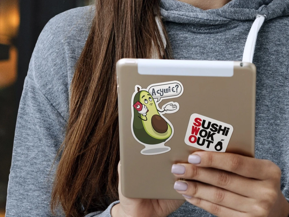 5 catchy illustrated stickers to promote your business | Upwork