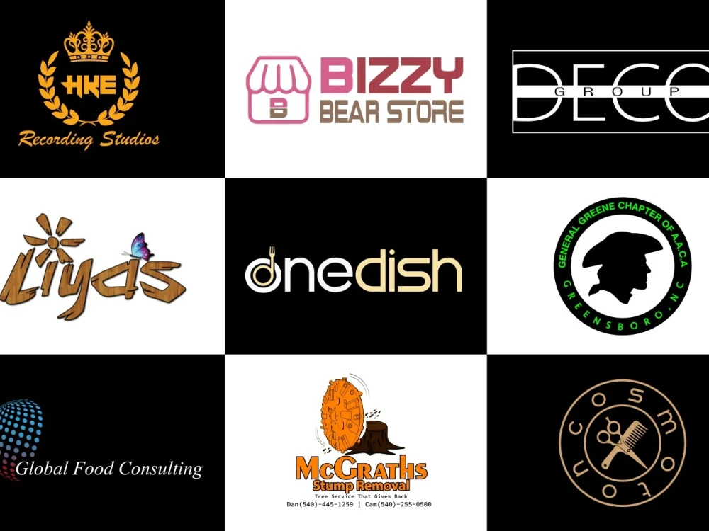A professional unique logo design for your business | Upwork