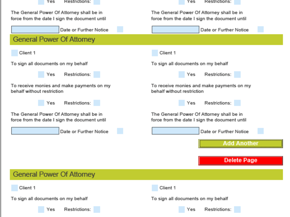 Interactive fillable PDF form | Upwork