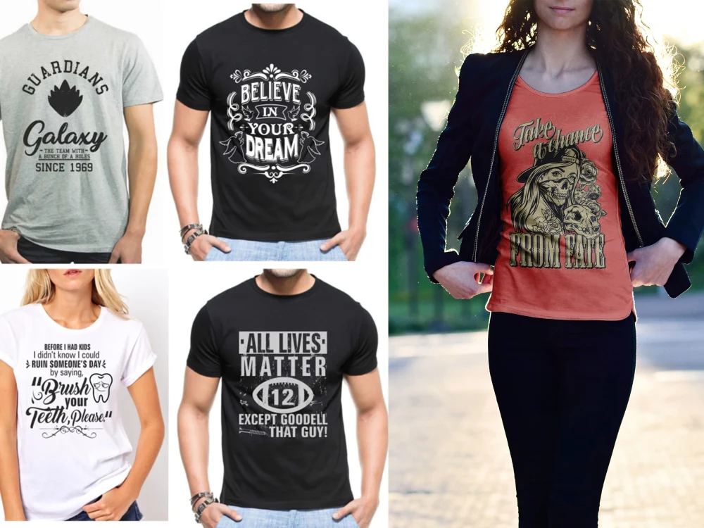 A Unique and Custom T-shirt Graphics and Merch By Amazon design | Upwork