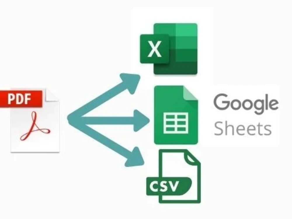 The service of Converting Bank Statements to Excel, CSV and Google Sheets | Upwork