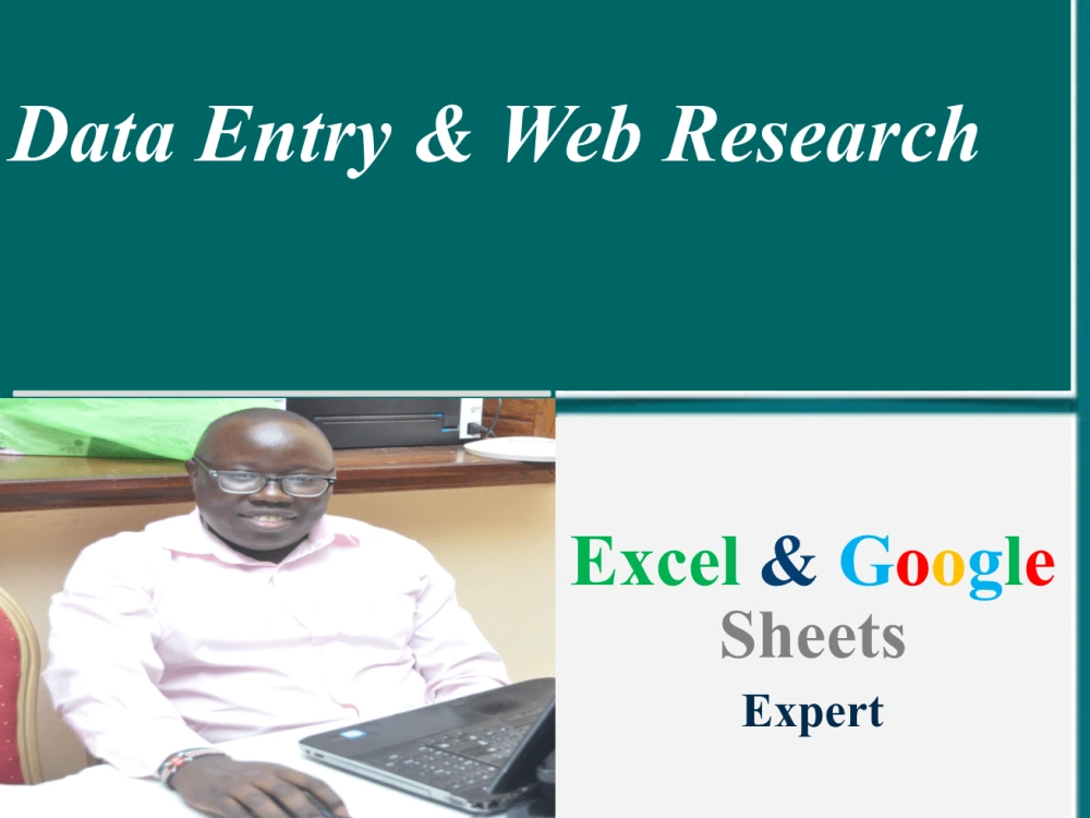 Accurate Data Entry, Web Research, and Data captured in Excel/Google Sheets | Upwork