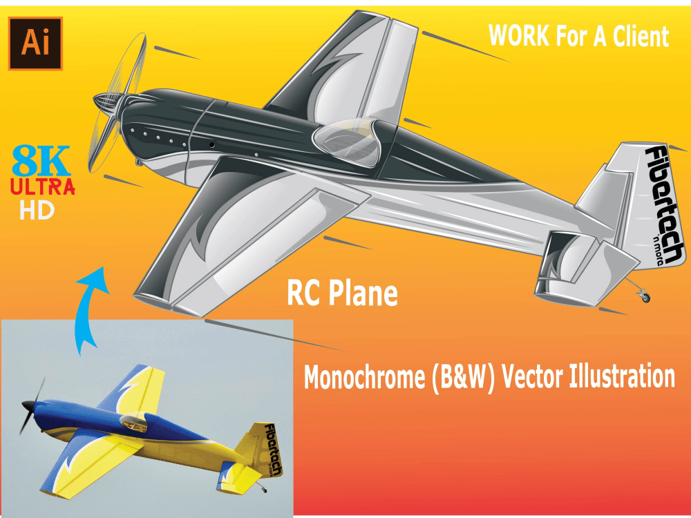 Your car, bike, plane in awesome Hyper-realistic vector illustration ...