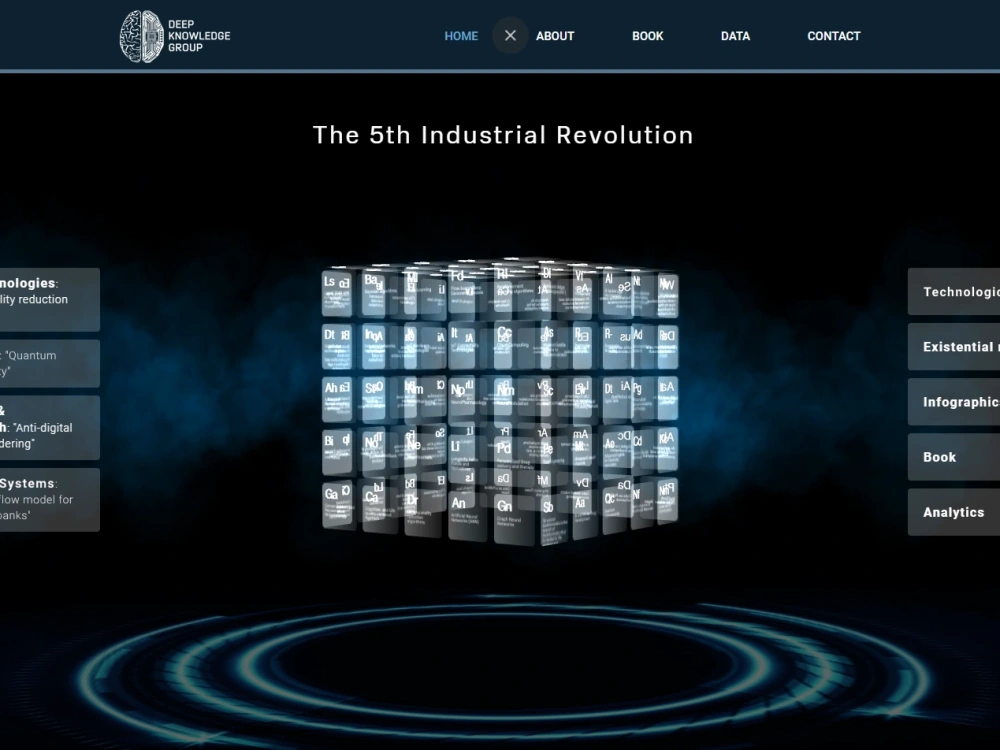 Fantastic looking website with 3D WebGL graphics | Upwork