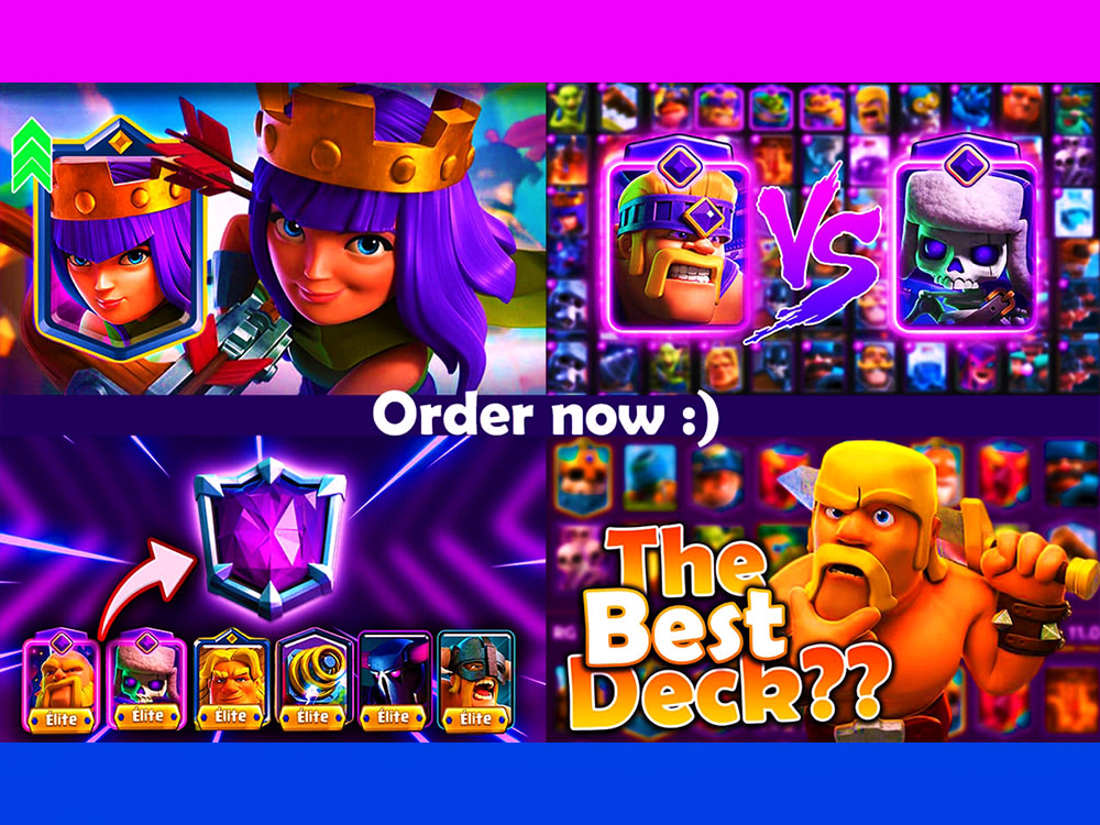 Catchy clash royale thumbnail | Upwork