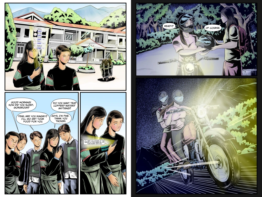 A professionally colored comic page | Upwork