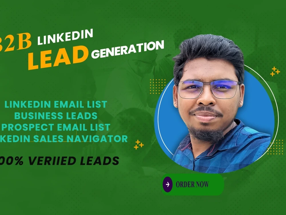 Niche targeted email list building , b2b LinkedIn lead generation | Upwork