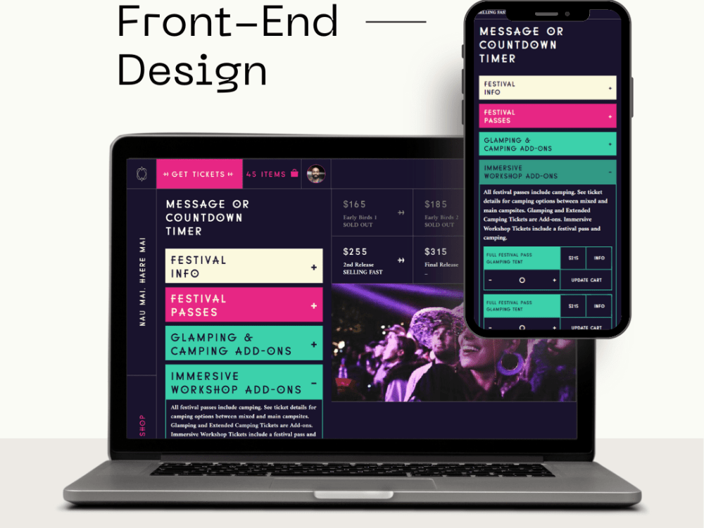 A Website Converted From Psd Xd Figma To Html Css Bootstrap React