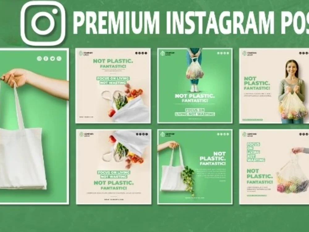 Professional instagram post and story template design | Upwork