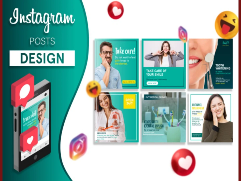 Professional instagram post and story template design | Upwork