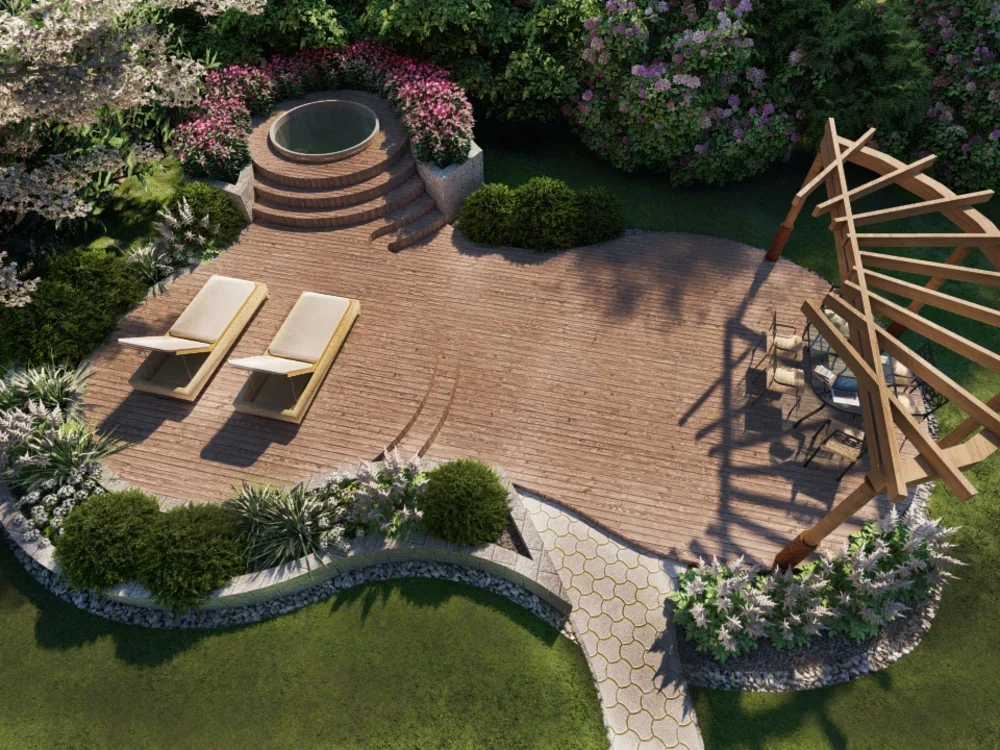 3D renderings of the landscape plan | Upwork