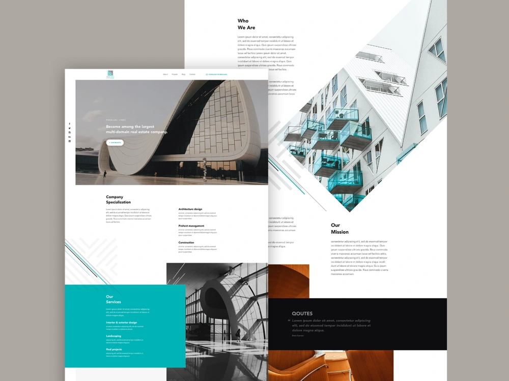 An amazing UI for web design for your business | Upwork