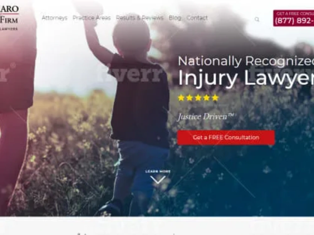 Fantastic website in React, Vue , Nodejs and Laravel | Upwork