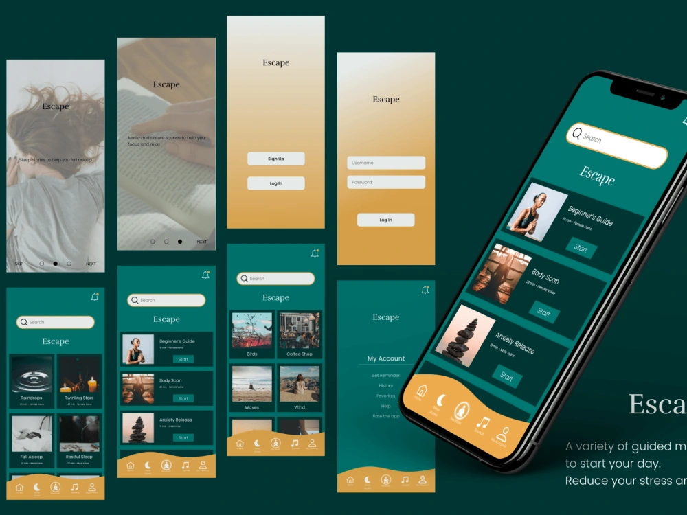 A Modern Design for your Mobile Screen | Upwork
