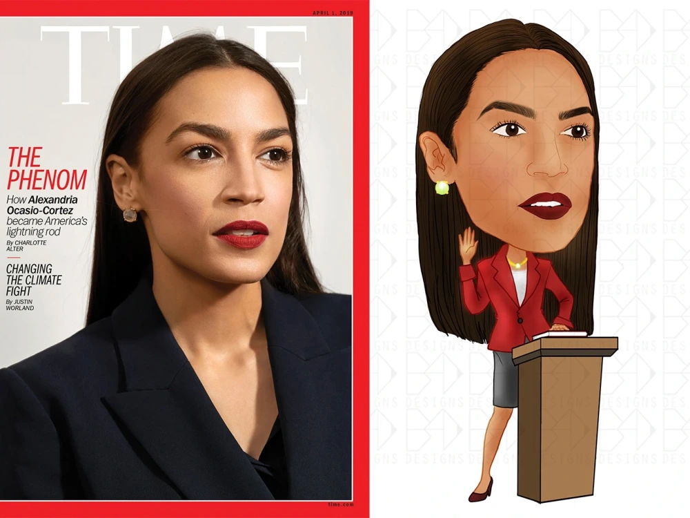 An original & unique digital caricature / cartoon of anyone doing ...