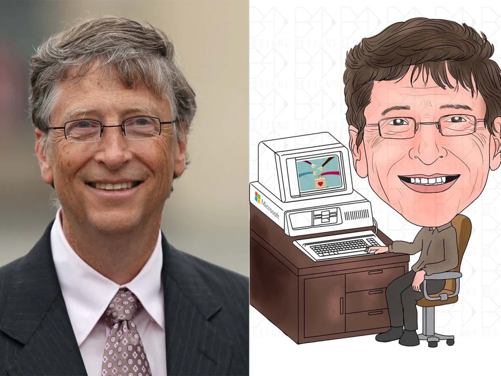 An original & unique digital caricature / cartoon of anyone doing ...