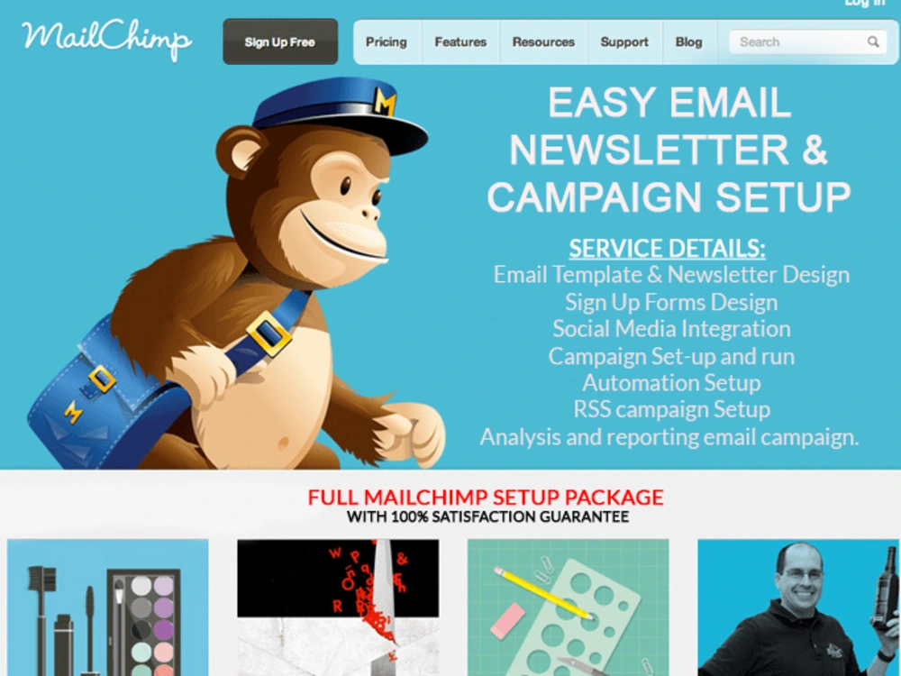 Complete mailchimp email campaign | Upwork